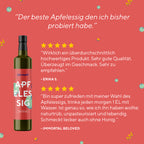 Bio Apfelessig - naturtrüb & ungefiltert (500 ml) 100% natürlich ...